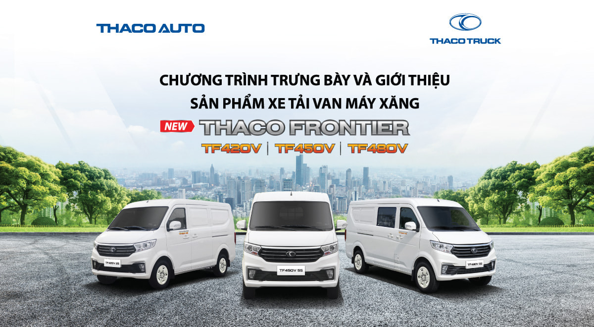 GIỚI THIỆU XE TẢI VAN THACO FRONTIER TF THẾ HỆ MỚI